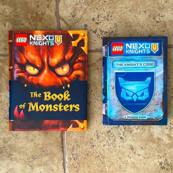 Lego | Other | Set Of Two Lego Nexo Knights Book Digests A Training ...